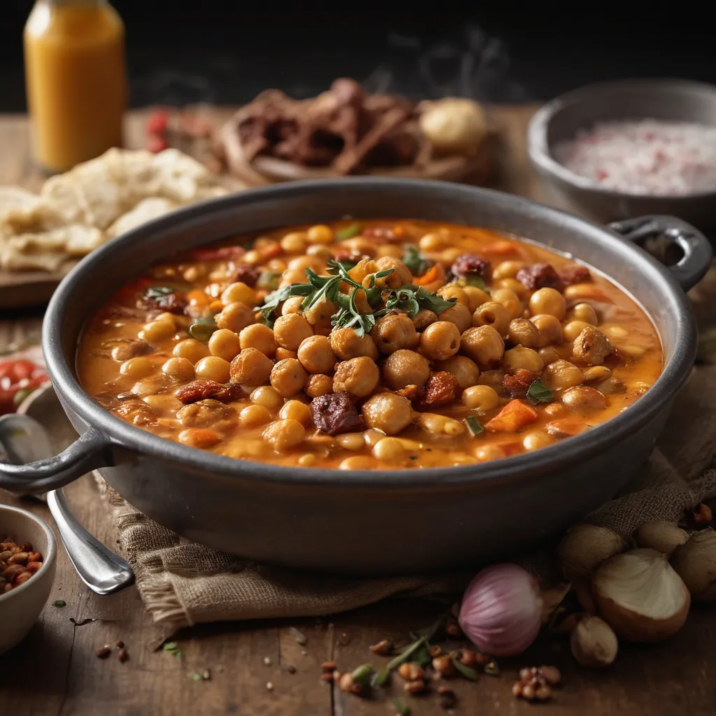 Chickpea Stew: A Potjiekos Tradition