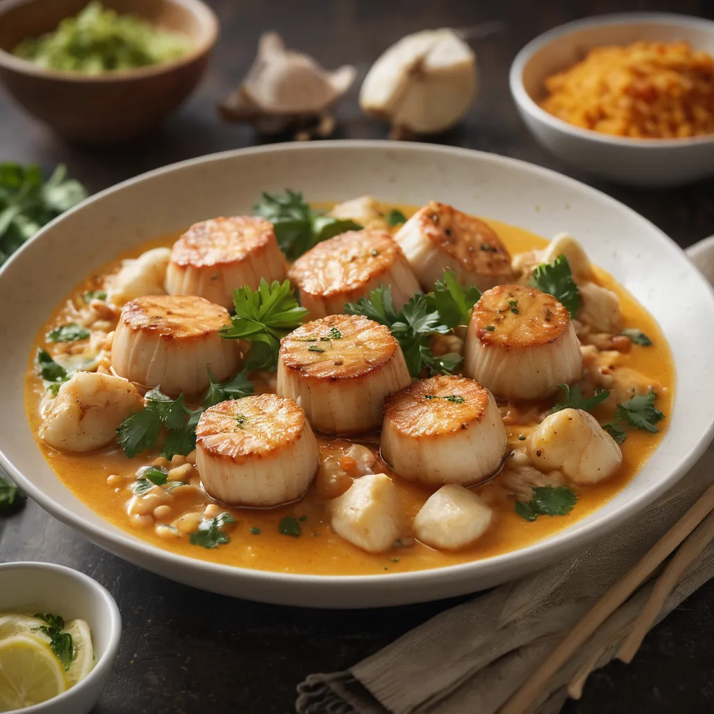 Indulge in Culinary Delight: Exquisite Coconut Scallop Curry Recipe