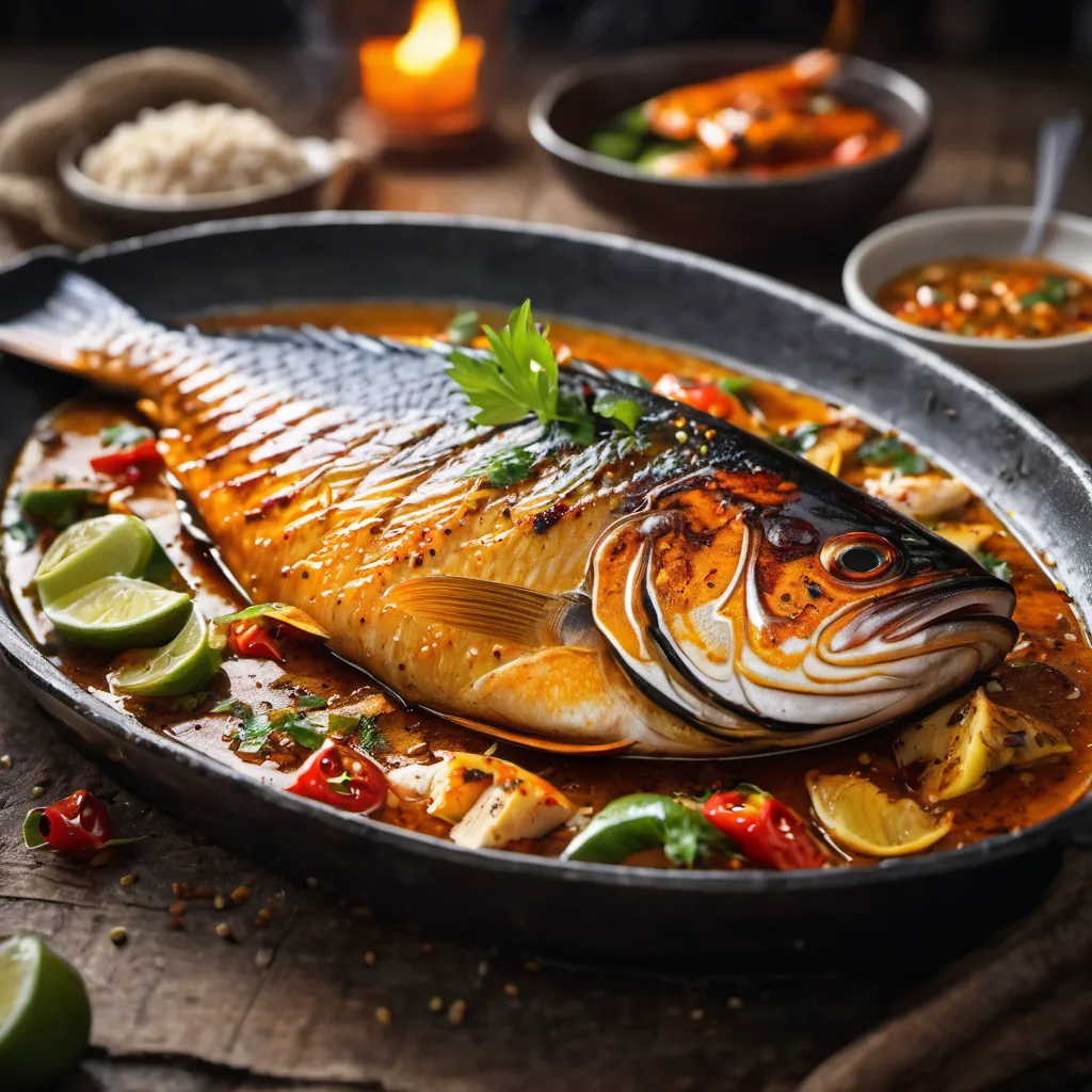 Ikan Bakar: Grilled Fish with Spicy Marinade Recipe
