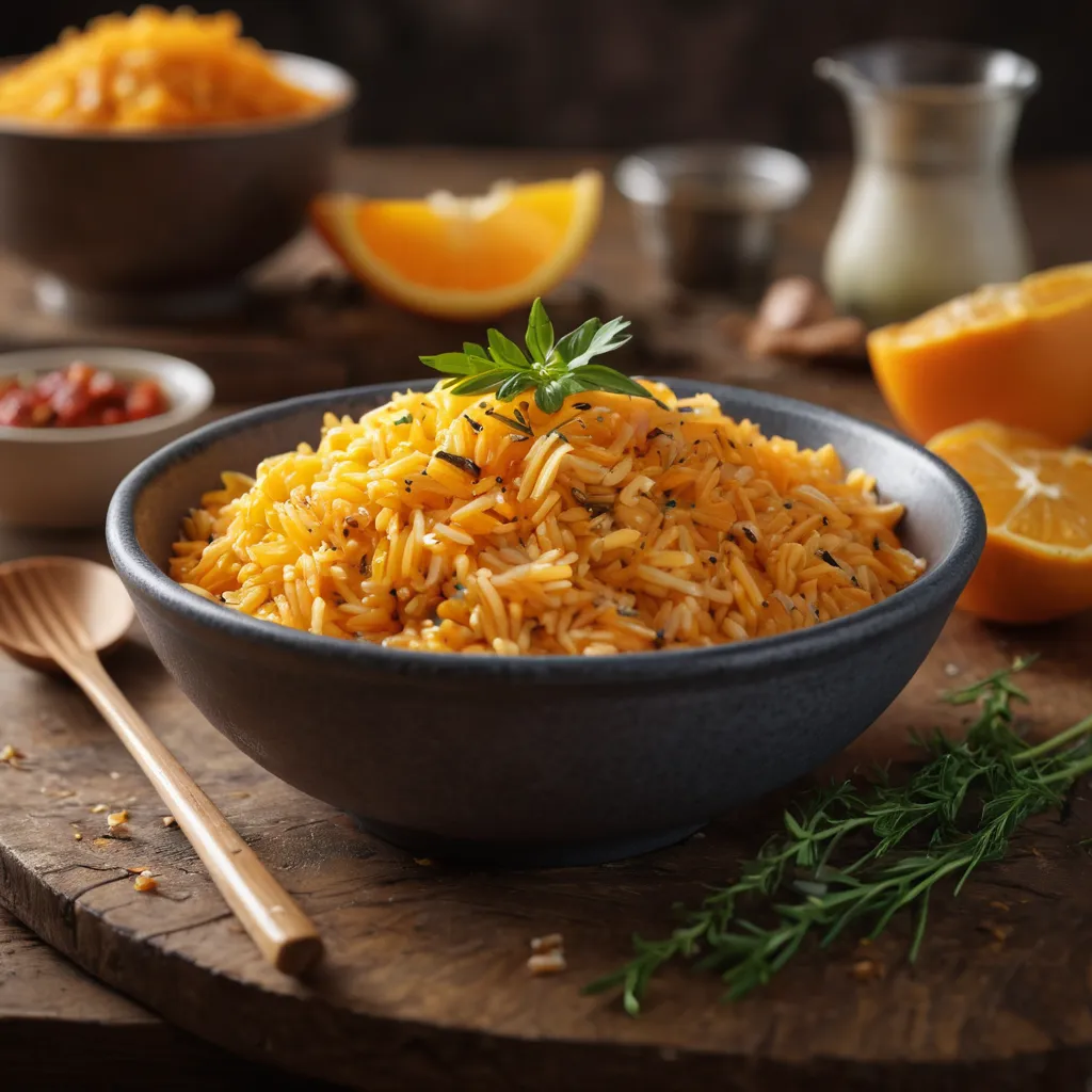 How to Prepare Flavorful Orange Rice