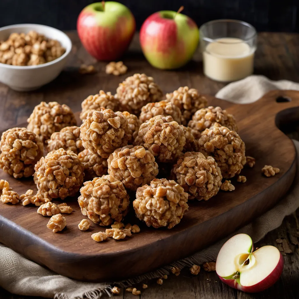 Creative Apple Crisp Cheese Balls Recipe
