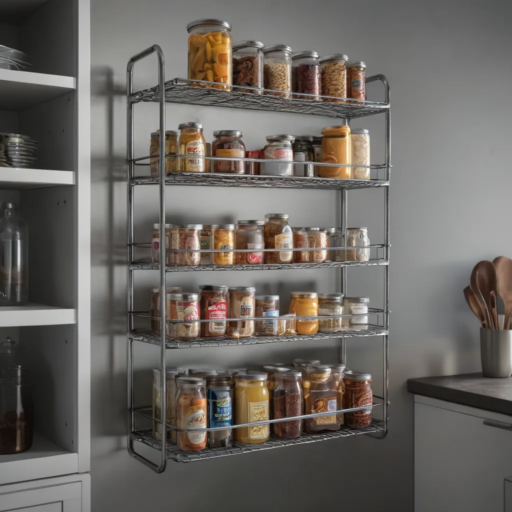 Maximize Kitchen Space with Metal Pantry Organizers