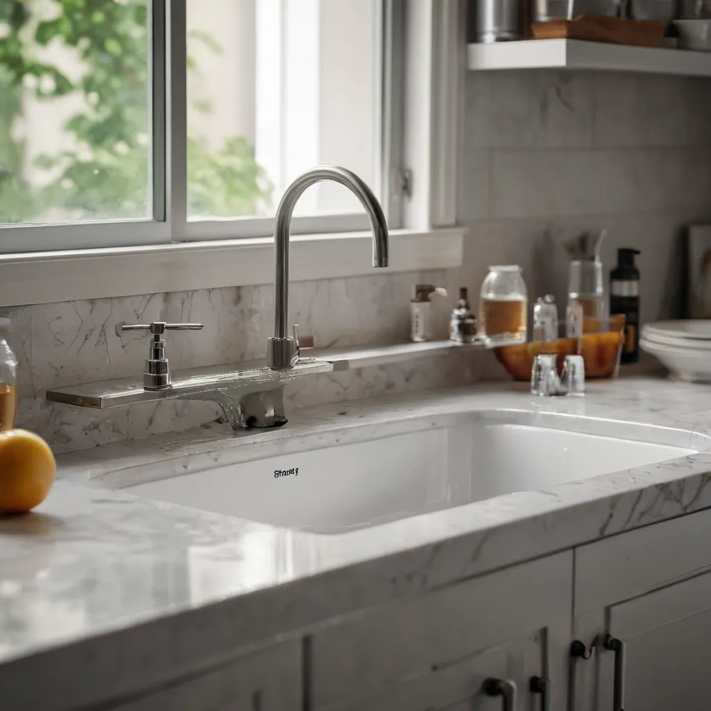 Maximizing Space with Over Sink Shelves for Tall Faucets