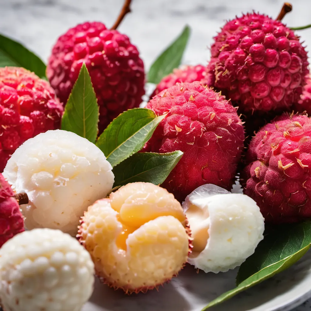 Decadent Homemade Lychee Ice Cream Recipe