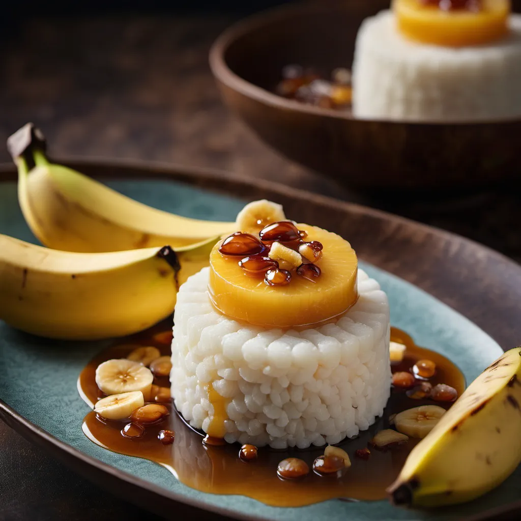 Exploring the Flavor Fusion of Sticky Rice Cake and Caramelised Banana