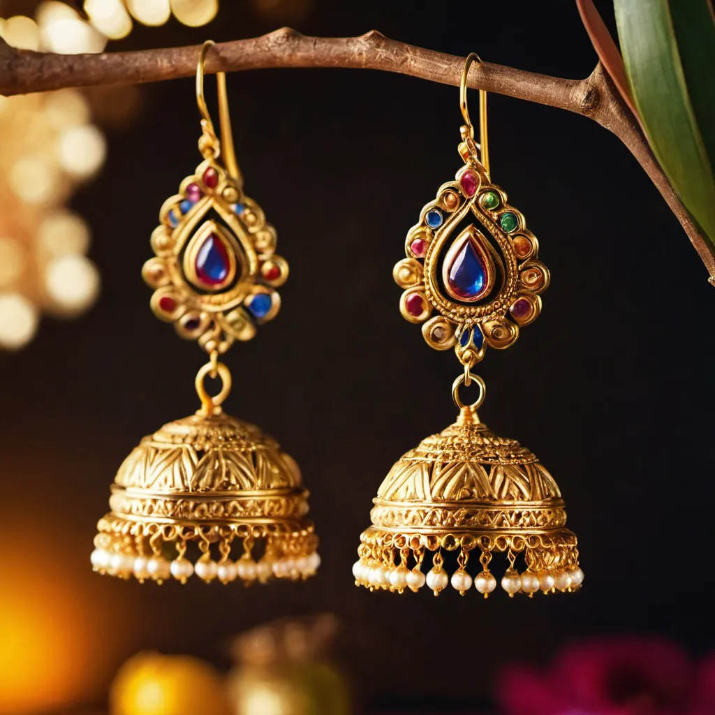 Crafting Traditional Indian Jhumka Earrings: A Guide