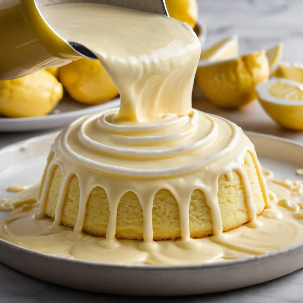 The Tempting Charm of Yellow Cake and White Icing